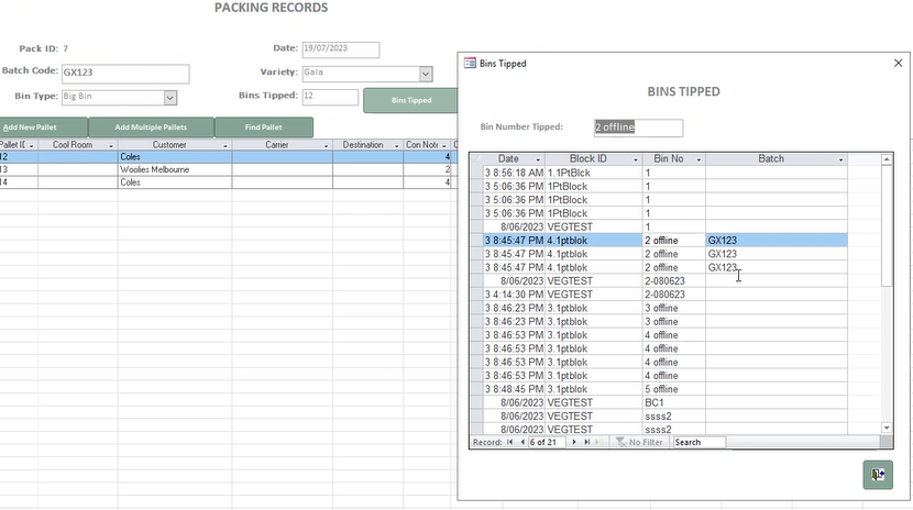 How to use the Packing Program